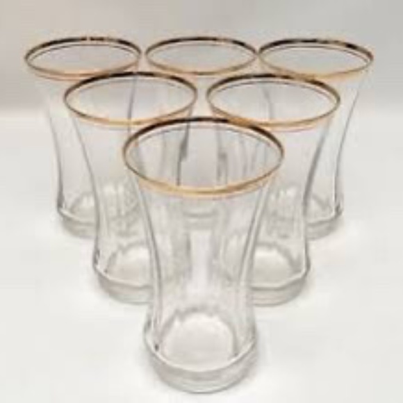 Mikasa Jamestown Gold | Dining | Mikasa Jamestown Gold Trim Highball ...